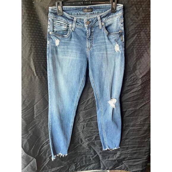 Jeans | Silver Boyfriend Jeans | Poshmark